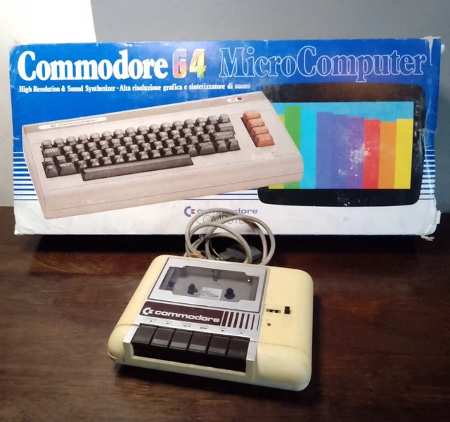 VINTAGE COMMODORE 64 MICRO COMPUTER C64 in Original Box - Tested ...