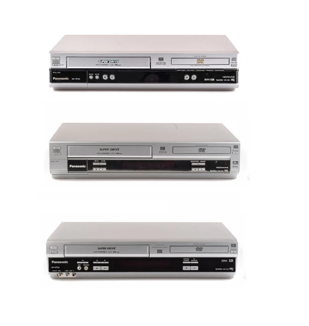 PANASONIC DVD PLAYER & VHS Video Tape VCR Recorder Fully Serviced 1yr ...
