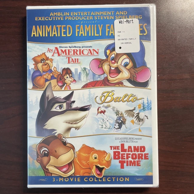 NEW -ANIMATED FAMILY Favorites 3-Movie Collection (DVD) An American ...