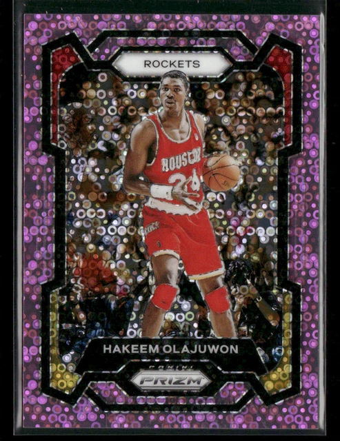 2023-24 PANINI PRIZM Basketball Hakeem Olajuwon Rose Disco Prizm 28/50 ...