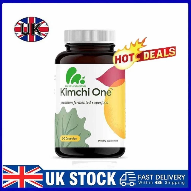 KIMCHI POWDER CAPSULES, Probiotics, Enzymes Supplements | UK | Fast ...