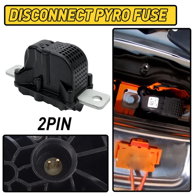 HIGH VOLTAGE BATTERY Disconnect Pyro Fuse 2 PIN For Tesla Model 3/Y ...