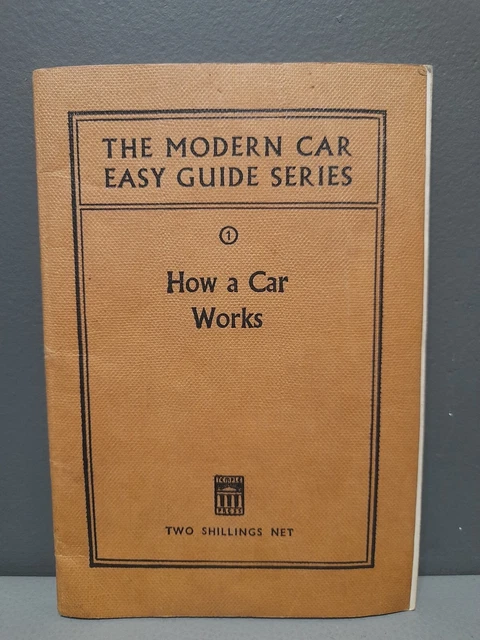 VINTAGE MODERN CAR Easy Guide Series How a Car Works 1955 3ème édition ...