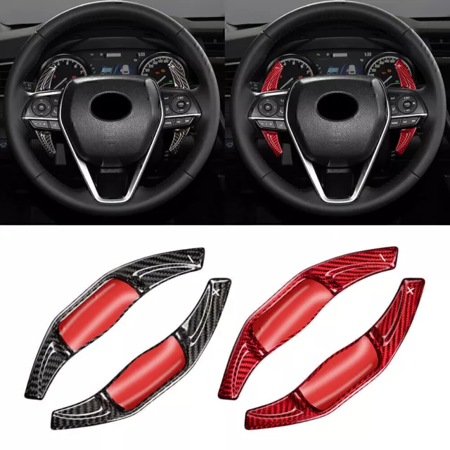 CARBON FIBER STEERING Wheel Shift Paddle For Toyota Camry Corolla RAV4 ... CARBON FIBER STEERING Wheel Shift Paddle For Toyota Camry Corolla RAV4 ...