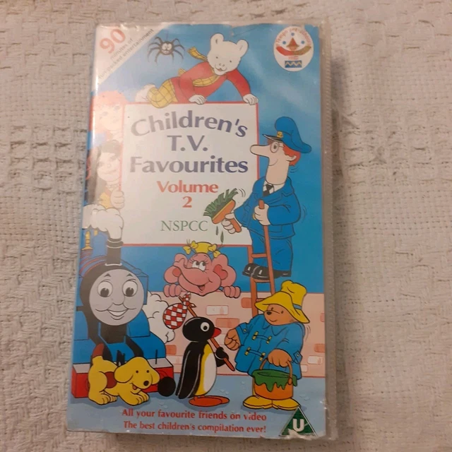 CHILDREN'S T.V. FAVOURITES Volume 2 NSPCC Vintage VHS Video Tape £2.23 ...