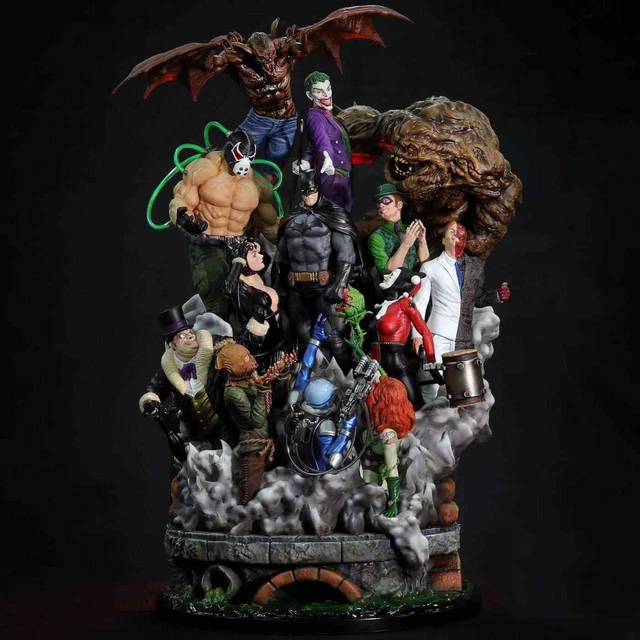 BATMAN & VILLAINS DC 12K 3D Printed Model Kit 55CM Unassembled XL In ...
