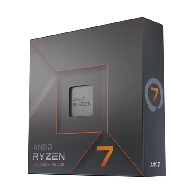 AMD RYZEN 7 7700X CPU AM5 8 Core 16 Thread 4.7GHz Processor With Radeon ...