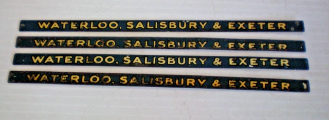 4 HORNBY O Gaugewaterloo Salisbury & Exeter Coach Destination Boards £7 ...
