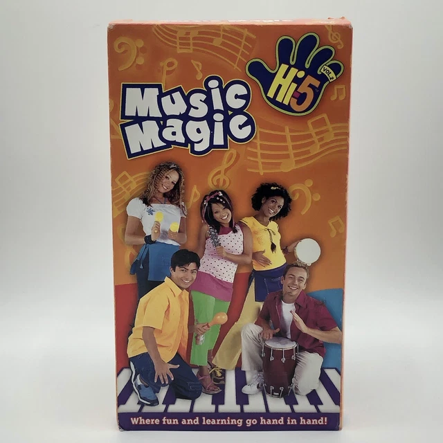 HI-5: MUSIC MAGIC VHS 2004 Volume 2 MGM Kids Musical Education Purple ...