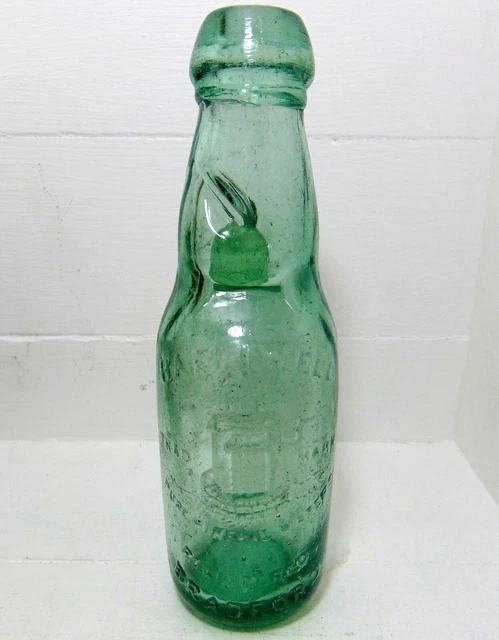 EARLY 6OZ BEN Rylands Narrow-neck Codd -Halliwell Bradford Well ...