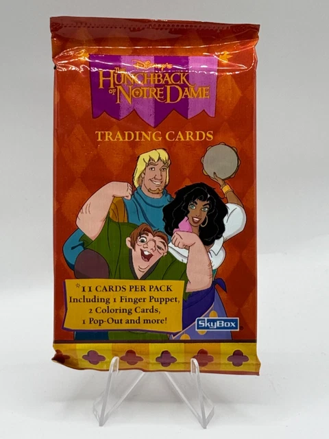 THE HUNCHBACK OF Notre Dame Cartoon Trading card sealed foil packet ...