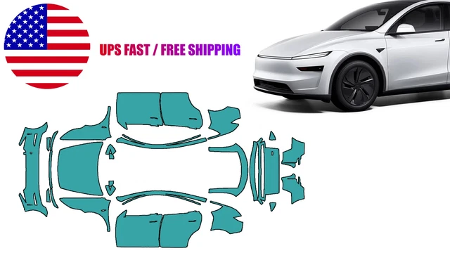 FOR TESLA MODEL Y Juniper 2025 2026 FULL Paint Protection Film PreCut ...