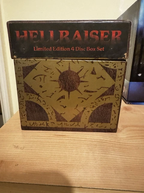 HELLRAISER LIMITED EDITION Puzzle Box 4-Disc DVD Box Set & Booklet £35.04 - PicClick UK