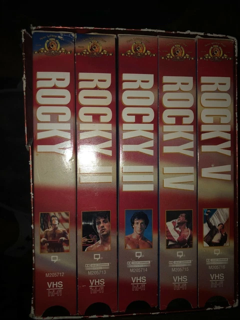 ROCKY VHS BOX set boxing , rocky balboa , collectors edition EUR 35,68 ...