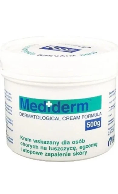 MEDIDERM CREAM 500G, Psoriasis, Eczema, Atopic Dermatitis £10.80 ...