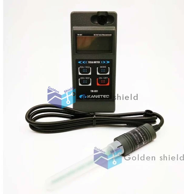 MAGNETISM TESTER KANETEC Tesla Gauss Meter TM-801 Electromagnetic ...