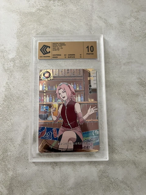 NARUTO KAYOU SE-012-SAKURA Haruno 10 GOLD LABEL CCC Grading 692/999 ...