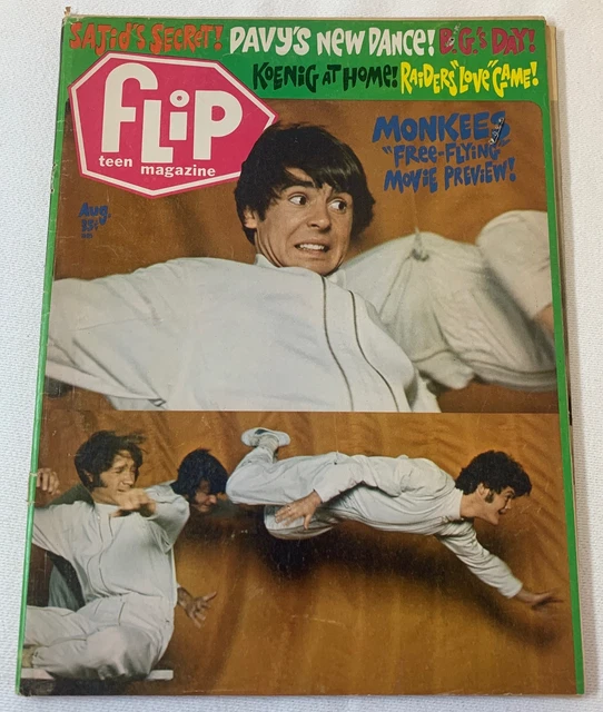 AOÛT 1968 CLAPET ~ Monkees, Star Trek, Raiders, Abeille Gees, Rascals ...