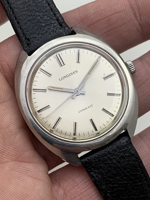 VINTAGE LONGINES CONQUEST anni ‘70 - Acciaio 35 mm Ref. 1500-4 Cal. 706 Swiss EUR 269,00 ...