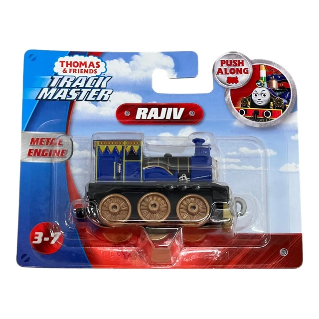 FISHER-PRICE THOMAS & Friends TrackMaster Rajiv Metal Engine Push-Along ...