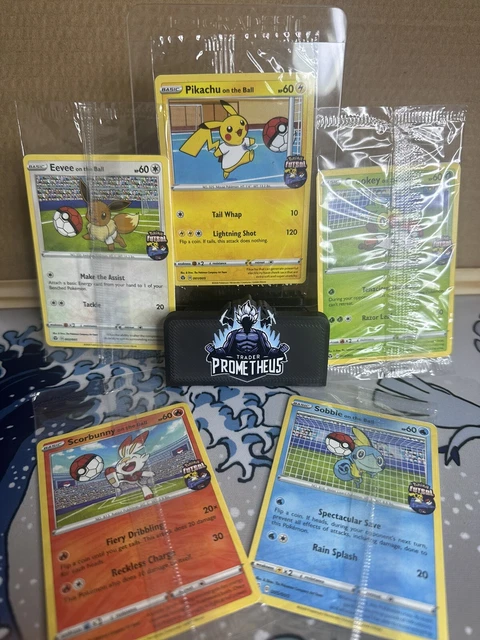 POKÉMON FUTSAL ON The Ball Promo Cards, Full Set New and Sealed Fast ...