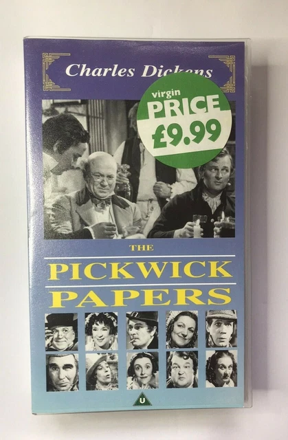 THE PICKWICK PAPERS Charles Dickens VHS Video Tape 1996 Classic Black ...