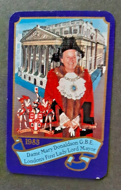 PLAYING CARDS VINTAGE - Worshipful Company:Londons First Lady Lord ...