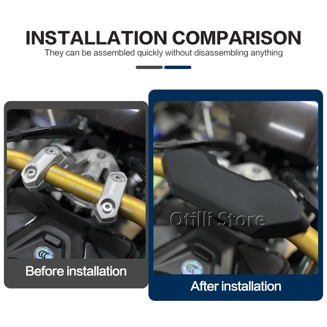 FOR BMW R1300GS Adventure ADV R1300GS 2024 2025 Middle Handlebar Pads ...