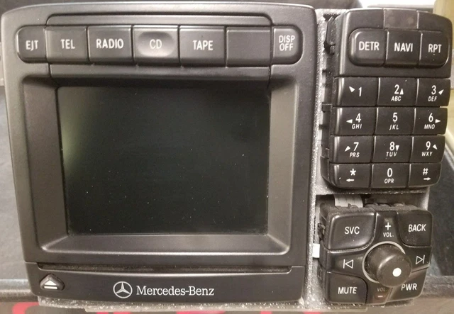 MERCEDES BENZ S/CL Klasse 2000-02 Comand Radio Mit Bluetooth Streaming ...