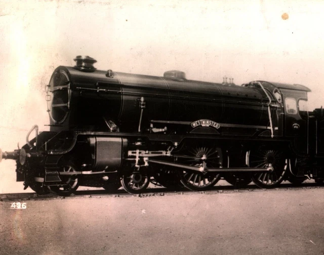 SOUTHERN RAIL 908 Westminster locomotive steam train Railway RPPC ...