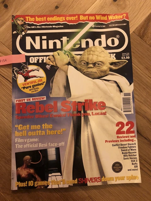 ISSUE 132 NINTENDO Official Magazine 2003 Star Wars Yoda Rebel Strike £ ...