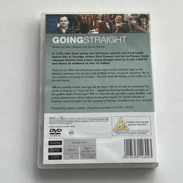 GOING STRAIGHT THE Complete BBC Series DVD 1978 Ronnie Barker Fletcher ...