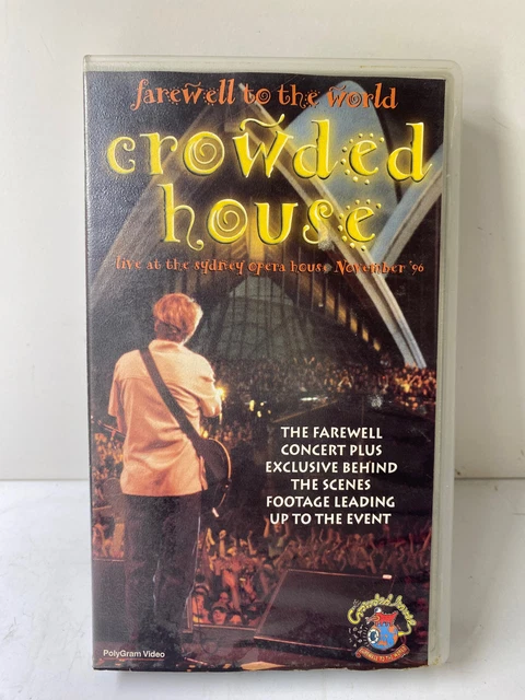 FAREWELL TO THE World - Crowded House Live At Sydney Opera House On VHS ...