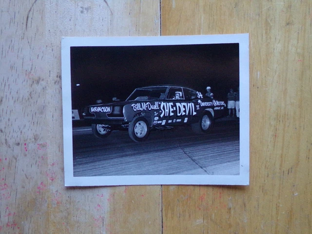 1960S DRAG RACING-&SHE-DEVIL II"-1968 Hemi 'Cuda Funny Car-YORK US30 ...