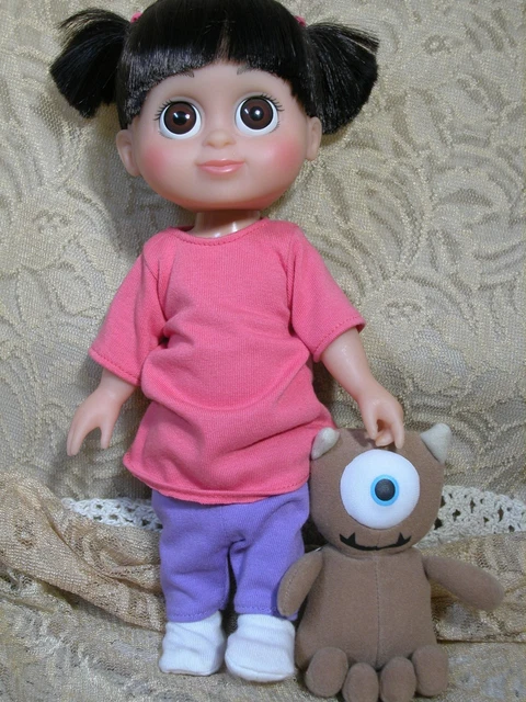 DISNEY PIXAR MONSTERS Inc Talking Babblin Boo Doll With Little Mikey ...