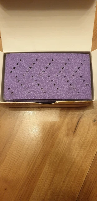 MULTIHOLE ABRASIVE SHEETS P80 70mmx 127mm 3M Cubitron II Hooking ...