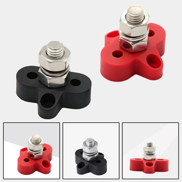 EFFICIENT BUSBAR POWER Distribution Post for Automotive & Marine Red or ...