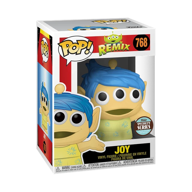 POP! DISNEY JOY Inside Out Pixar Alien Remix Serie Speciale Esclusiva ...