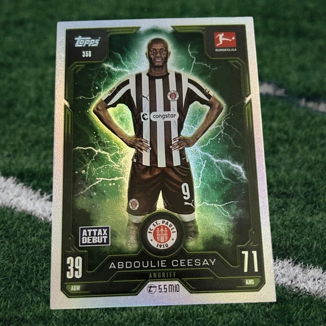 TOPPS MATCH ATTAX Bundesliga 2025/26 Kartenr.358 Abdoulie Ceesay - FC ...