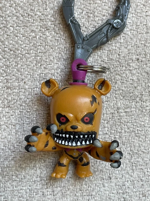 FIVE NIGHTS AT Freddy's Fnaf Nightmare Freddy Mini Figure Keychain Clip ...