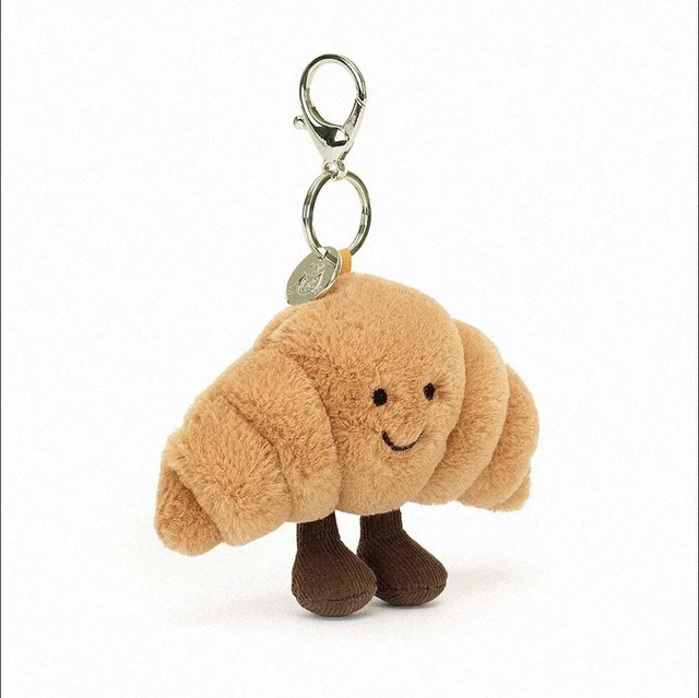 SMALL AMUSEABLE CROISSANT soft plush key ring gift newJelycat £19.00 ...