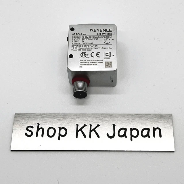 KEYENCE LR-W500C WHITE spot photoelectric sensor with built-in ...