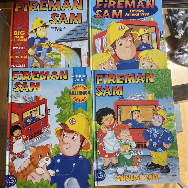 FIREMAN SAM ANNUAL Collection 1998-2001 Rare Vintage Books £8.00 ...