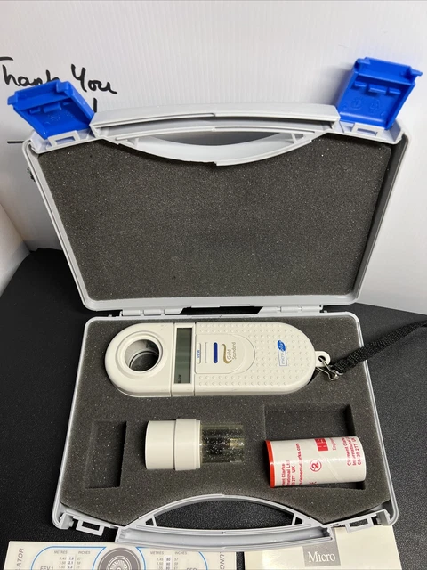 SPIROMETER MICRO MEDICAL Gold Standard In Case Hospital grade £95.00 - PicClick UK