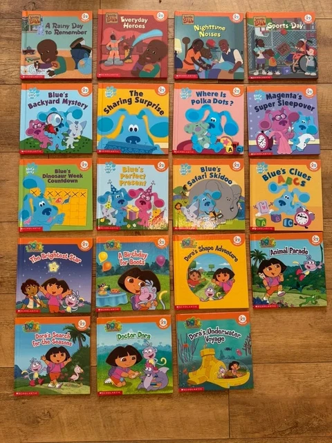 NICK JR. HARDBACK Book Bundle | Dora the Explorer, Blue's Clues ...