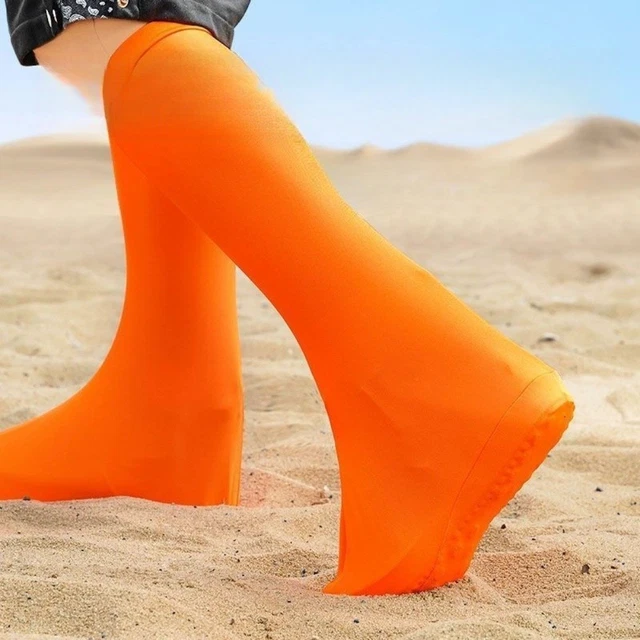 SANDPROOF GAITERS FULL-WRAP Sand-proof Dense Thick Fabric Inner Elastic ...