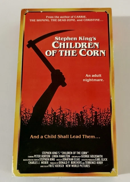 CHILDREN OF THE Corn (VHS, 1992) StarMaker Exclusive Stephen King ...