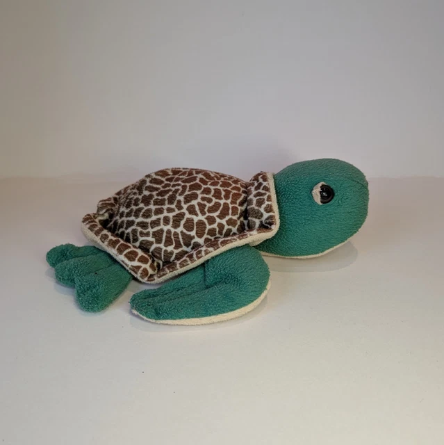 BORN FREE FOUNDATION Turtle Soft Toy Cuddly Plush Green Beige Wild ...
