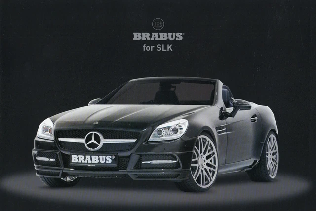 MERCEDES BRABUS SLK ROADSTER R171 Tuning Prospekt Brochure 2011 D EUR 4 ...