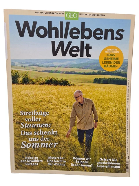 WOHLLEBENS WELT NR. 14 GEO Magazine Nature Été EUR 8,95 - PicClick FR